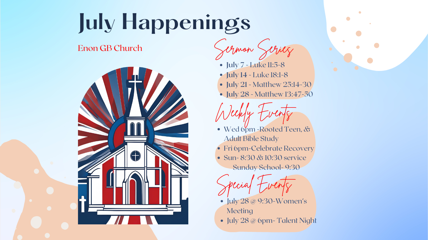 Enon Church – Preparing the way for God to change lives